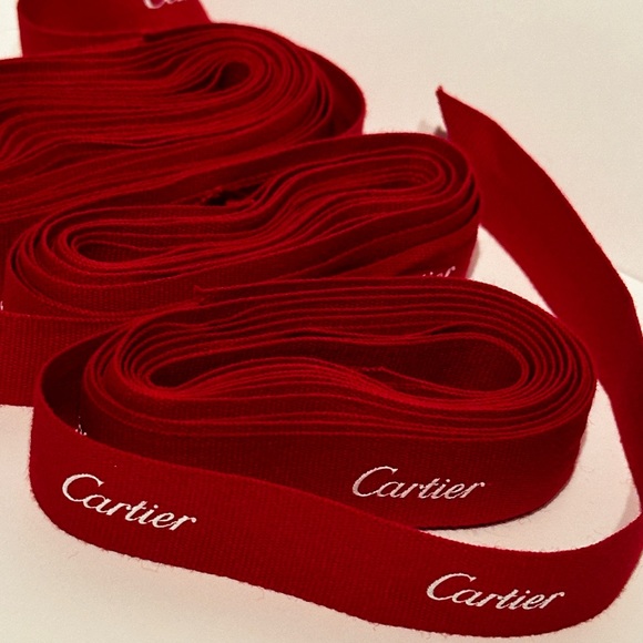 Cartier | Other | Authentic Cartier Red Ribbon Gift Wrapping String One ...